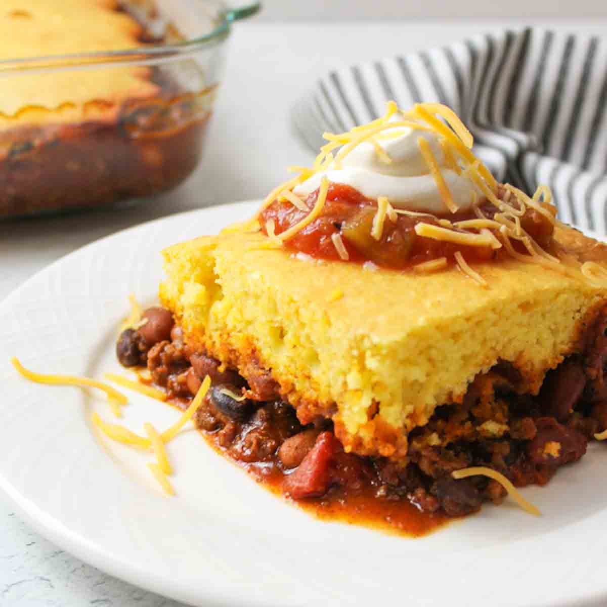 Cornbread Tamale Pie - BeeyondCereal