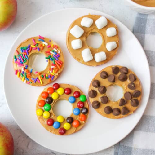 No Bake Apple Donuts - BeeyondCereal