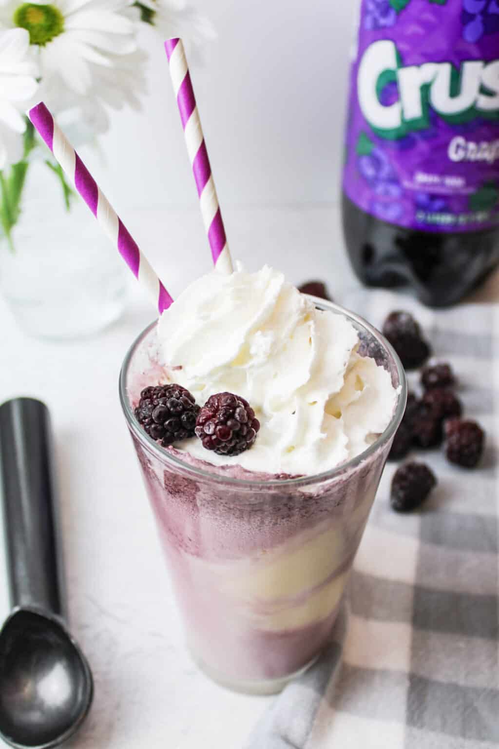 Purple Cow Float - BeeyondCereal