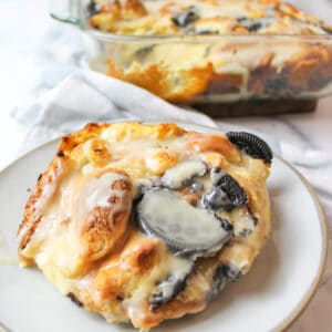 Oreo Bread Pudding - BeeyondCereal