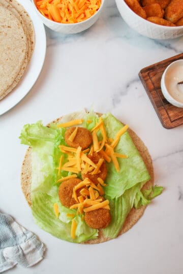 Chicken Nugget Wraps - BeeyondCereal