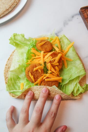 Chicken Nugget Wraps - BeeyondCereal