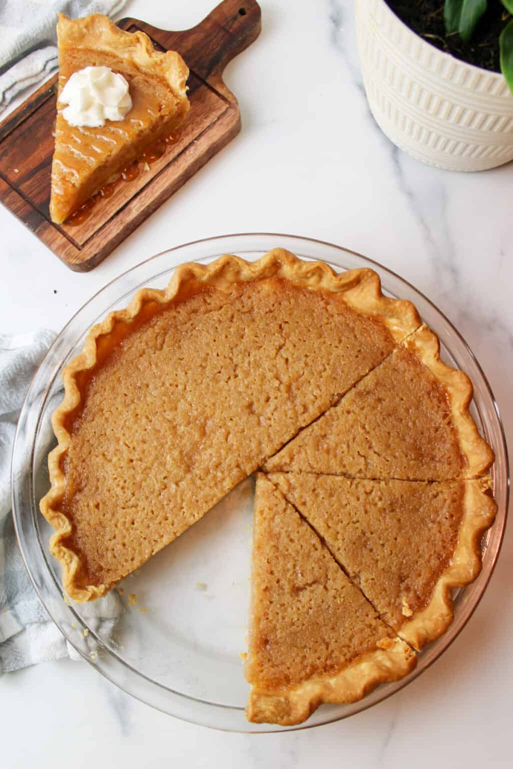 Applesauce Custard Pie - BeeyondCereal