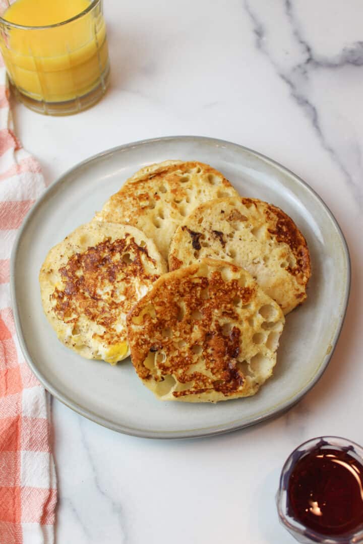 English Muffin French Toast - BeeyondCereal