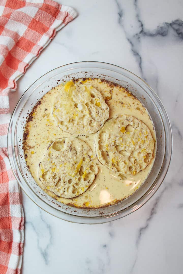 English Muffin French Toast - BeeyondCereal