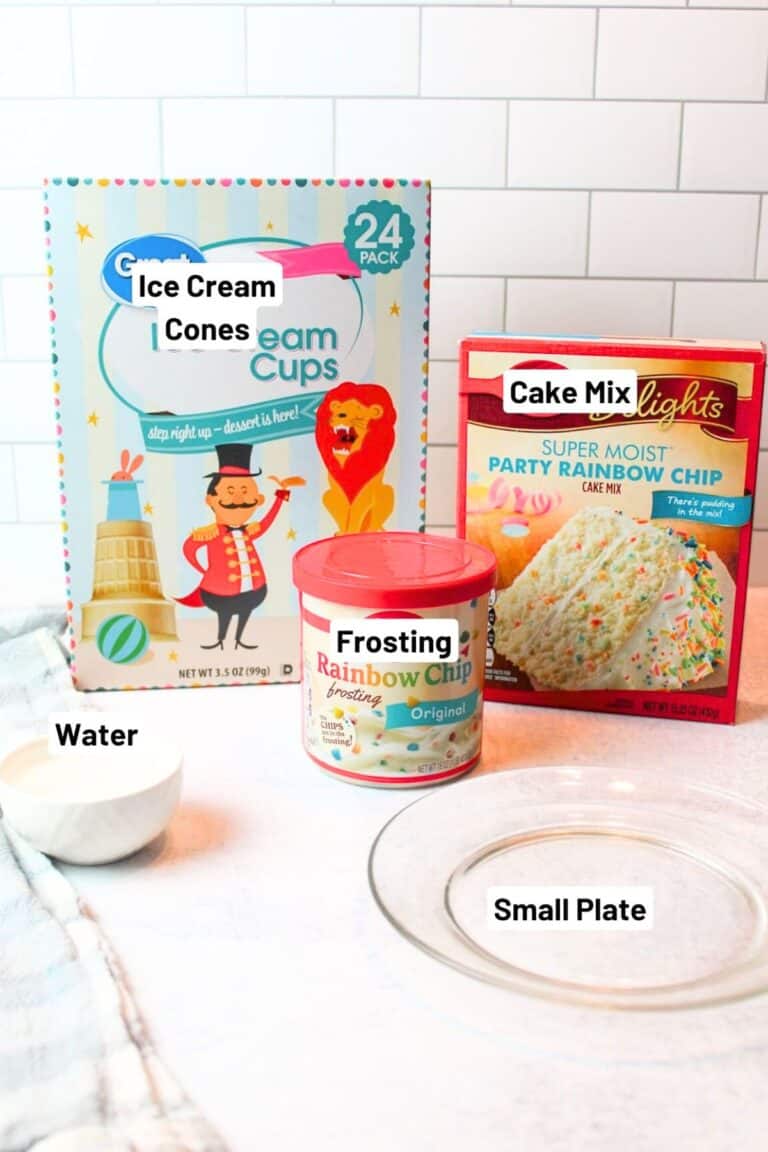 Microwave Ice Cream Cone Cupcakes - BeeyondCereal
