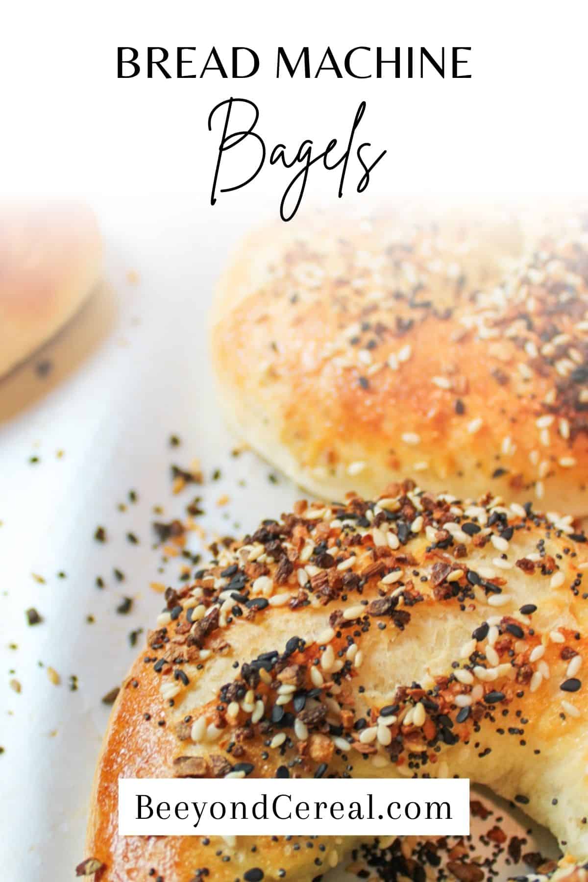 Bread Machine Bagels - BeeyondCereal