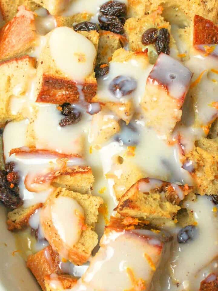 Bread Pudding with Hamburger Buns - BeeyondCereal