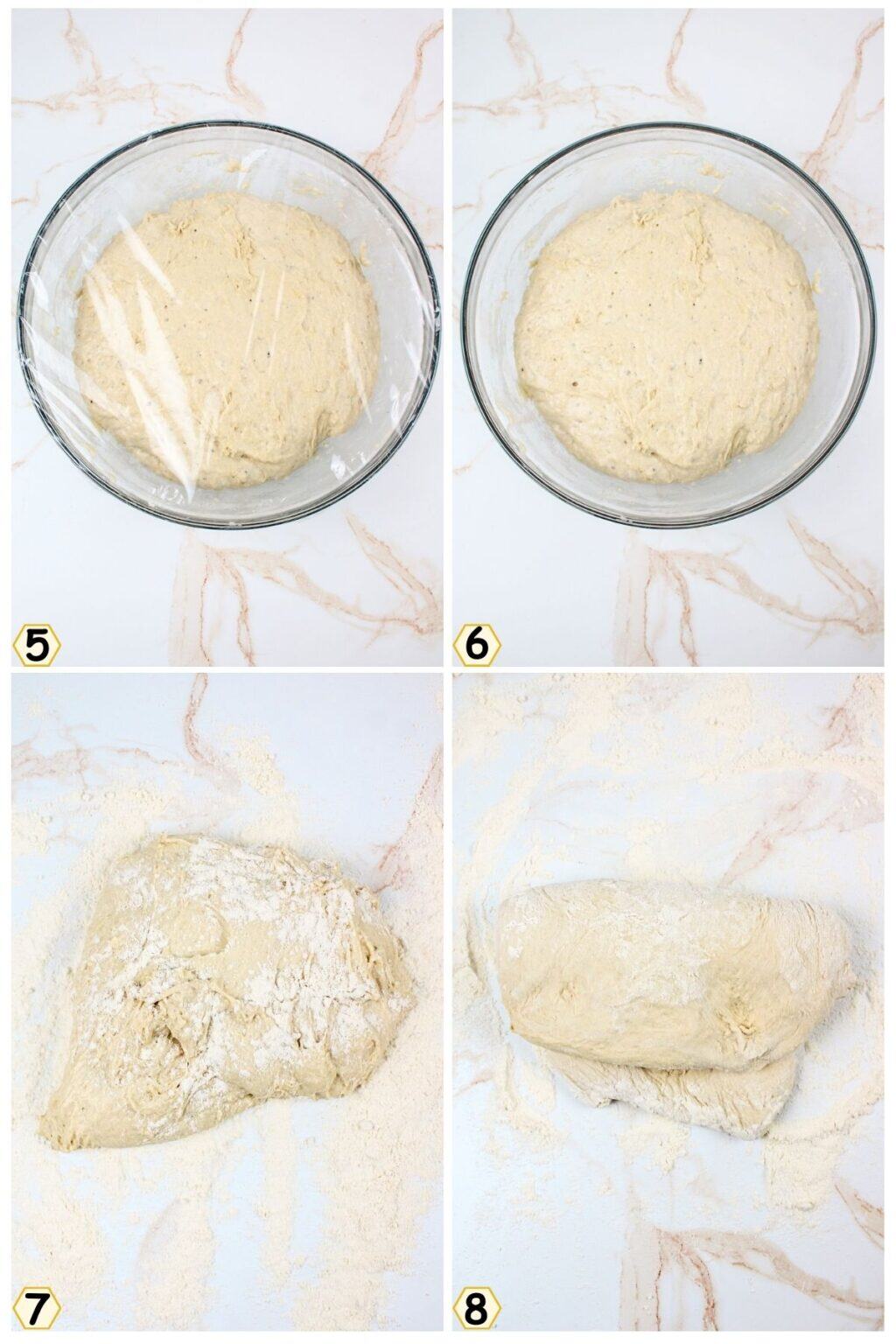 2 Hour No Knead Bread - BeeyondCereal